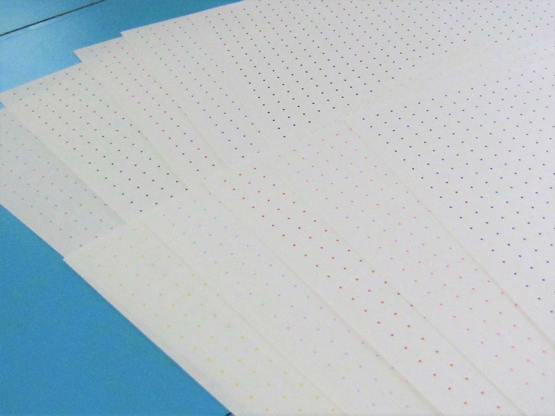 1/4 Inch Dot Grid Printable, Color Dot Grid Pages, Download PDF Files ...