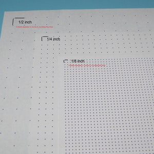 1/4 Inch Dot Grid Printable, Color Dot Grid Pages, Download PDF Files ...