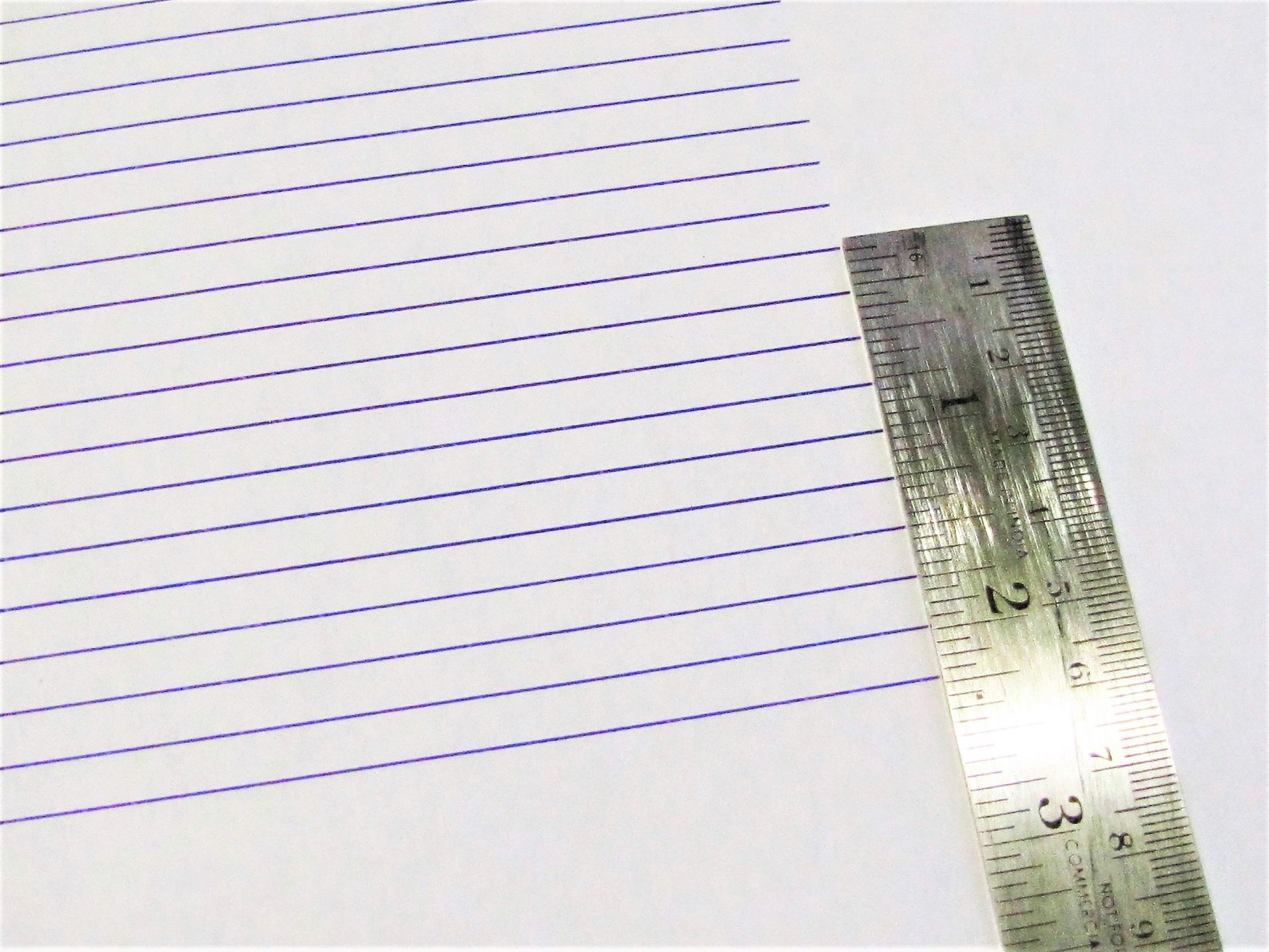 1/4 Inch Lined Paper Printable, Color Lined Pages, Download PDF Files ...