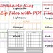 Budget Calendars Color Budget Calendars Download PDF Files - Etsy