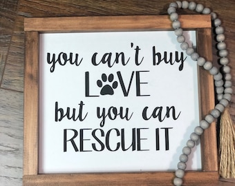 Pet Rescue Sign | Etsy