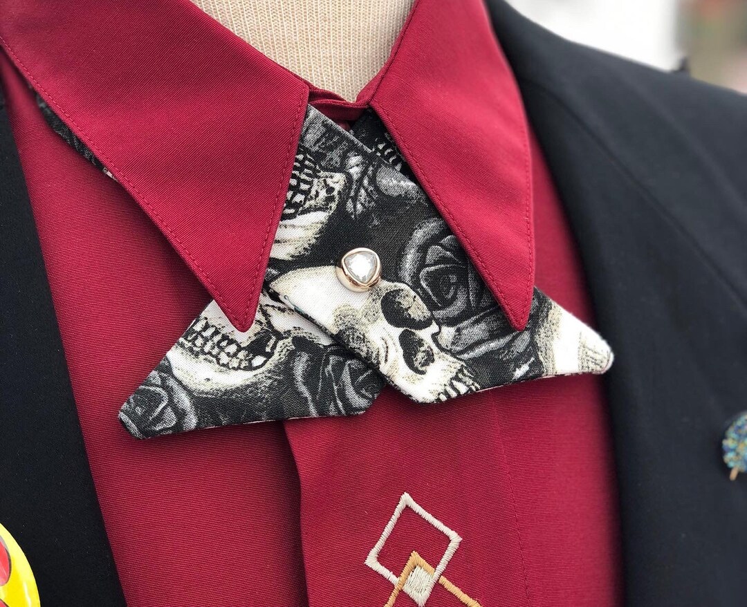 Skeleton Adjustable Crossover Bowtie - Etsy