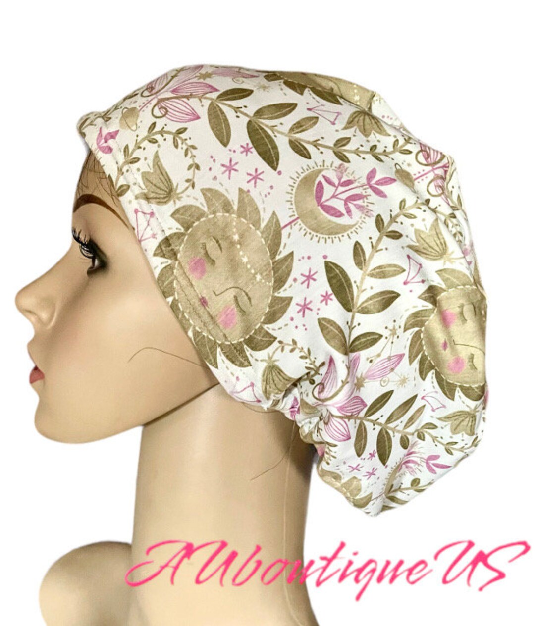 Galaxy Moon Sun Scrub Cap: Soft Stretchy Surgical Hat - Etsy