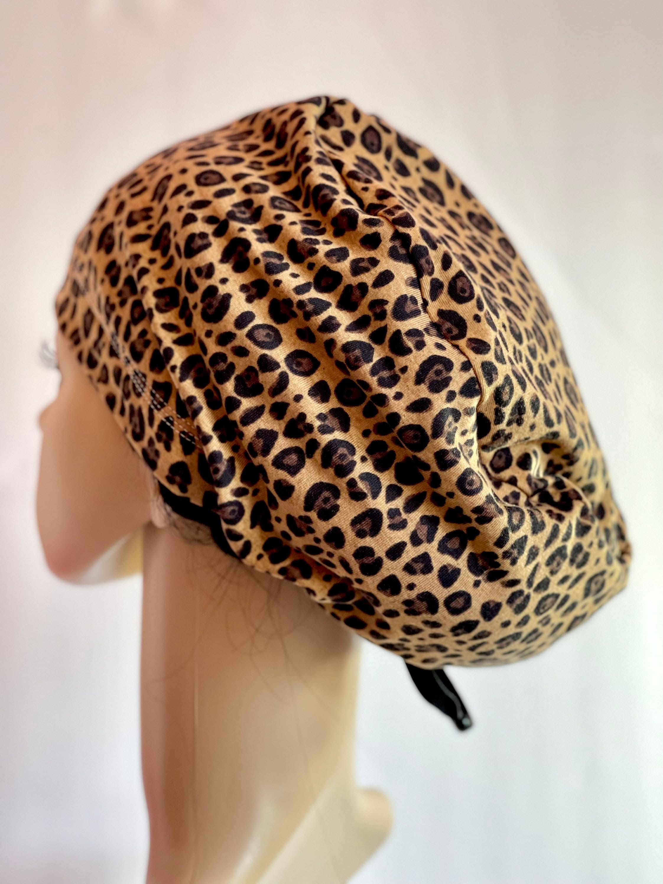 Scrub Cap for women/Leopard surgical cap/Adjustable with | Etsy