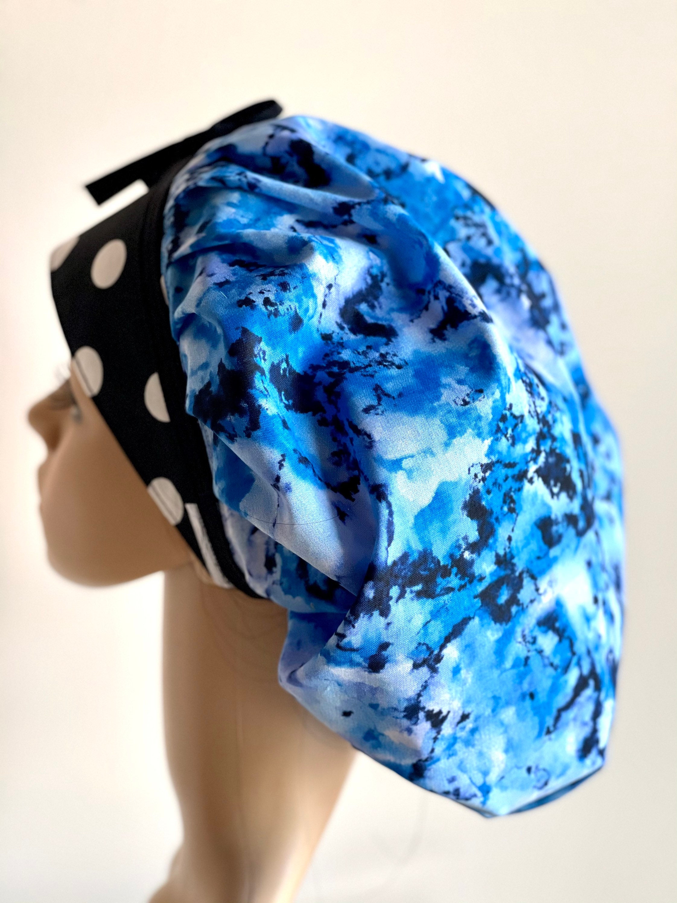 Sky Blue Womens scrub hat/surgical cap with | Etsy