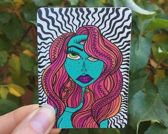 Trippy Eye Sticker | Etsy