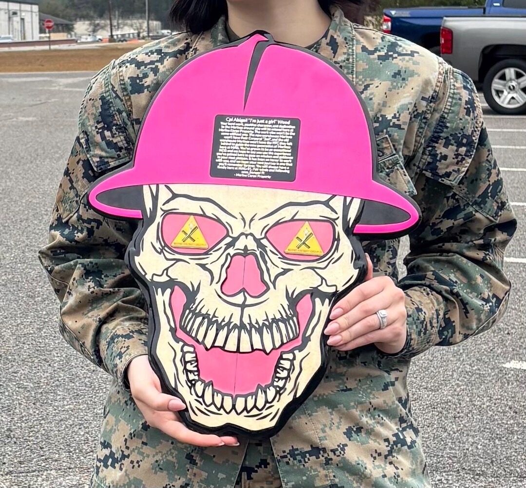 Personalized USMC, Skull Plaque, Marine Corps Plaque, Marine, Going ...