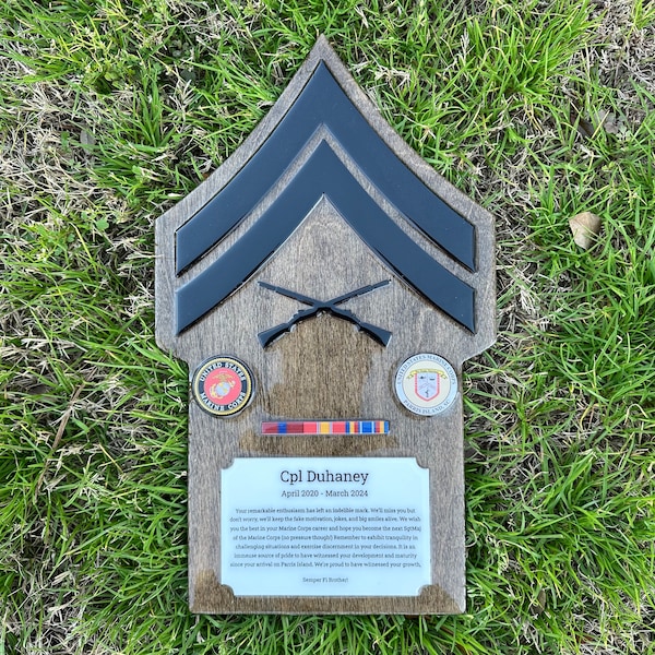 Military Plaque - Etsy