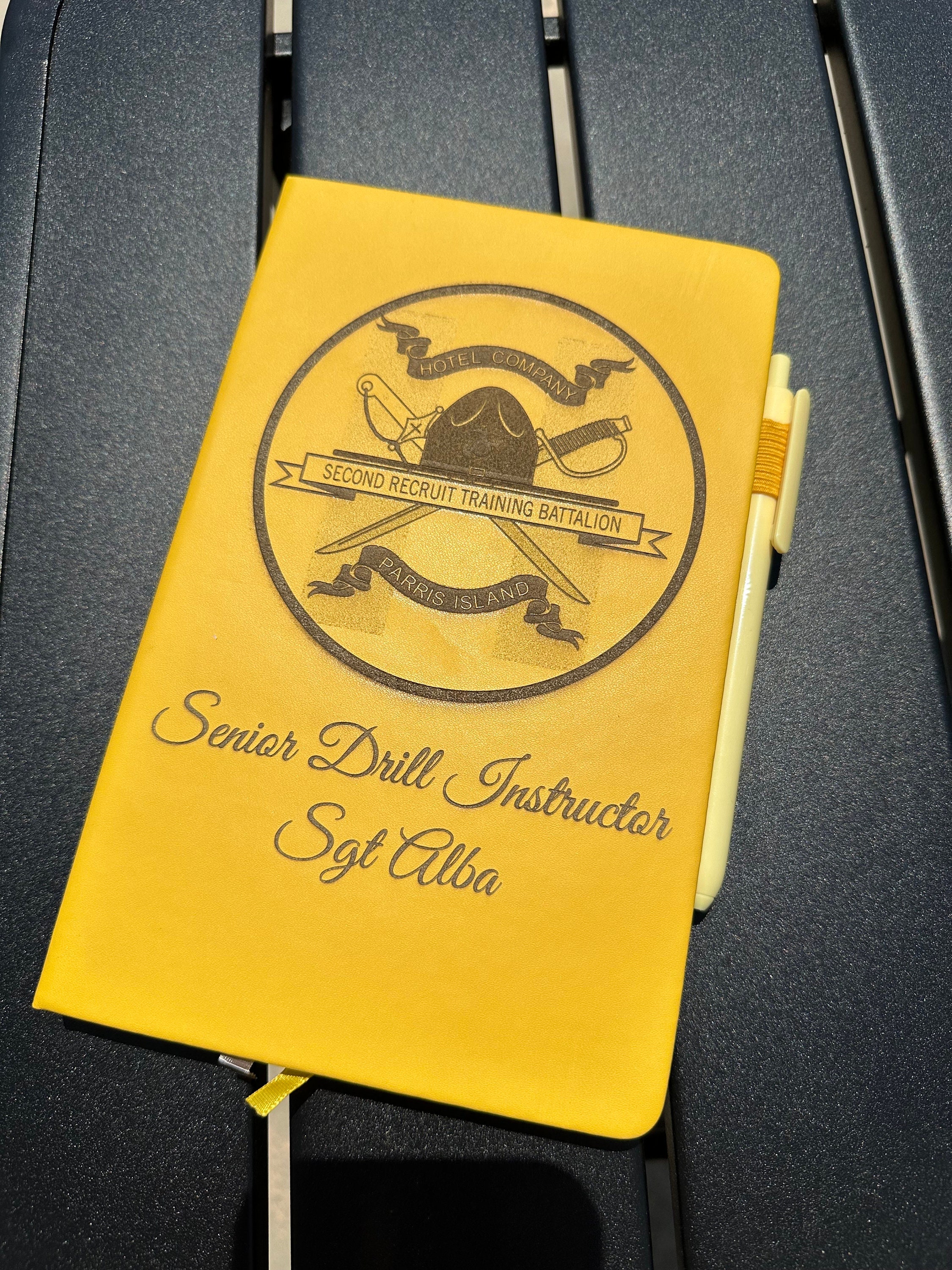 Custom/personalized Military Drill Instructor/company Notebook ...