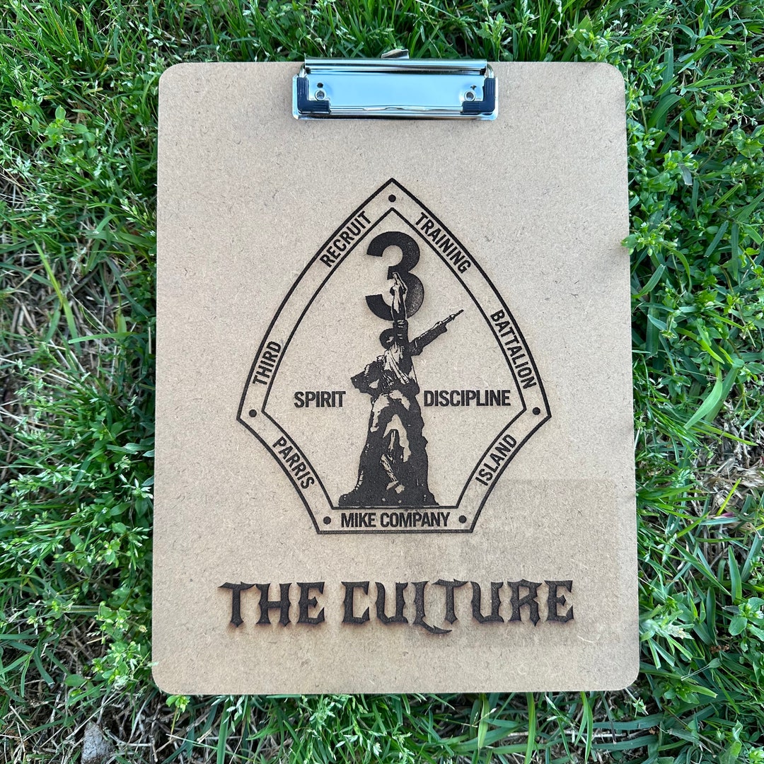 Personalized, Drill Instructor, Clip Board, USMC, Recruit Training ...