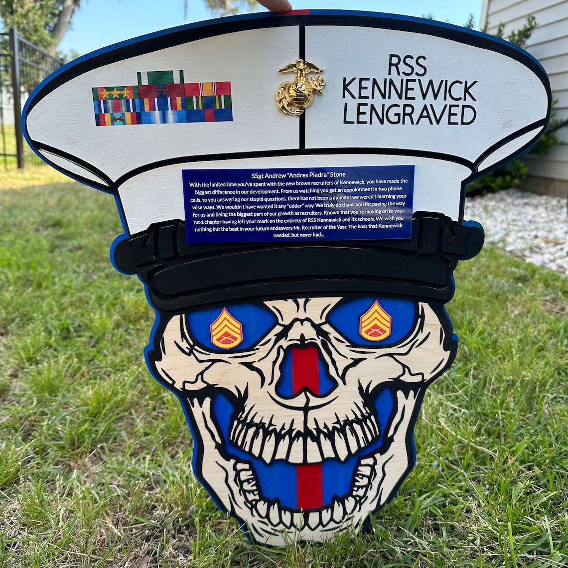 Personalized USMC, Marine Corps, Marine Corps Plaque, Marine, Going ...