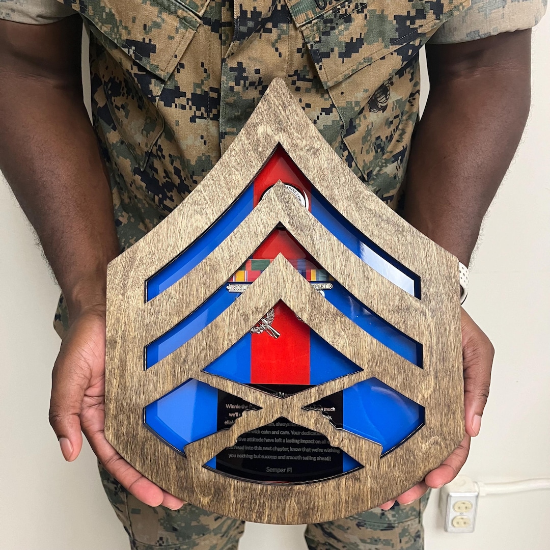 NCO Rank Plaque-customized Design-pcs-pca-ets-retirement-army-marines ...