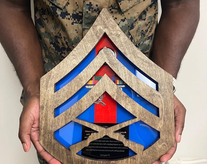 NCO Rank Plaque-customized Design-pcs-pca-ets-retirement-army-marines ...