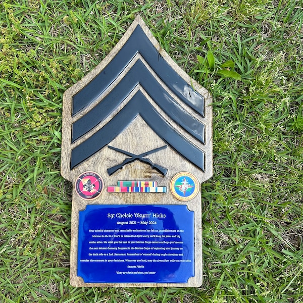 Usmc Plaques - Etsy