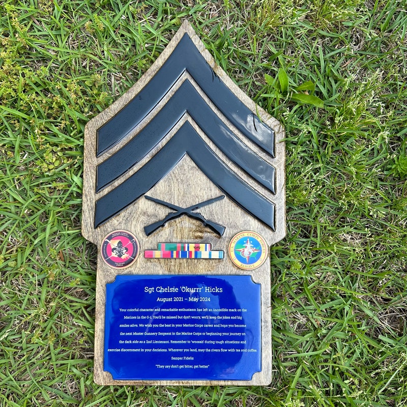 Usmc Plaques - Etsy