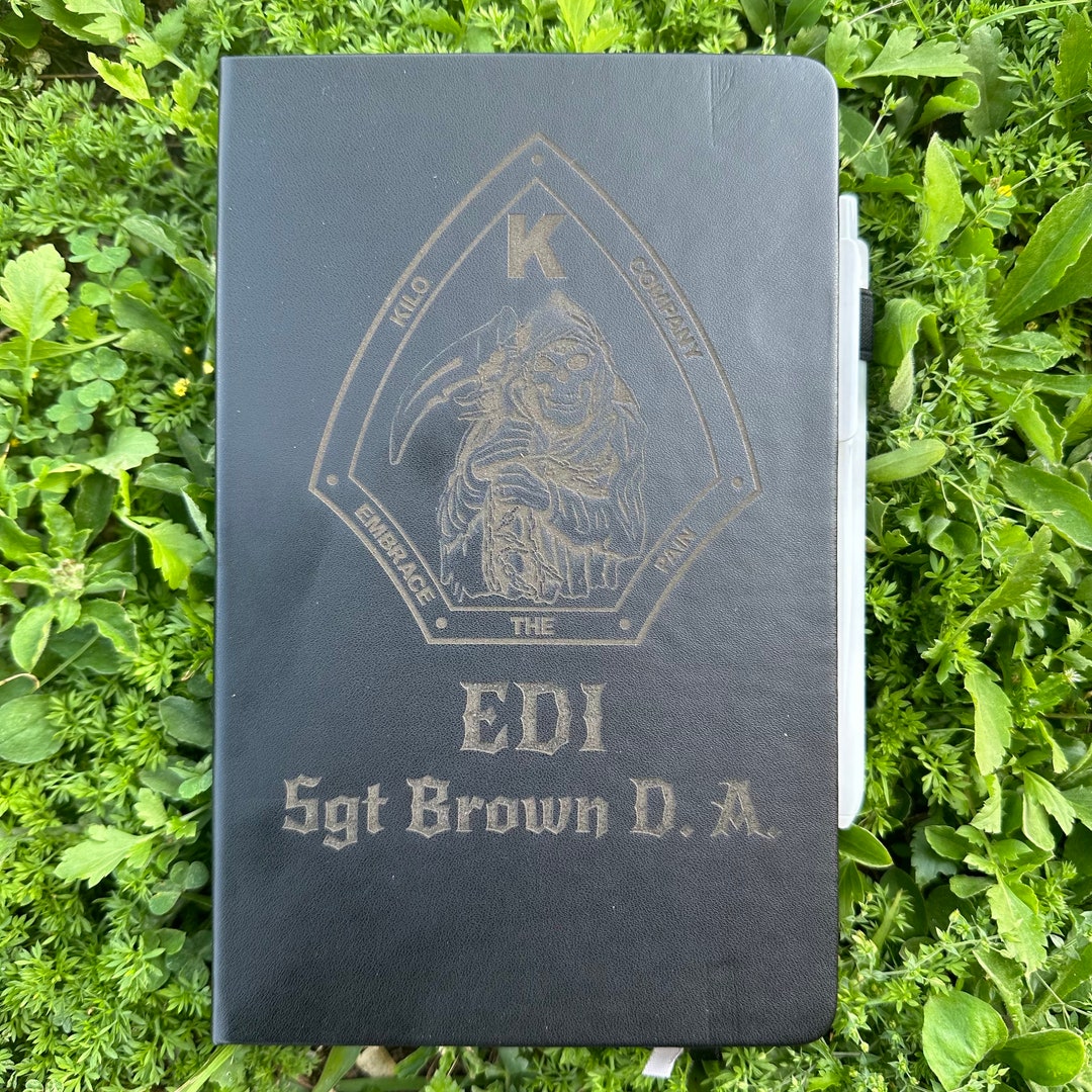 Custom/personalized Military Drill Instructor/company Notebook ...