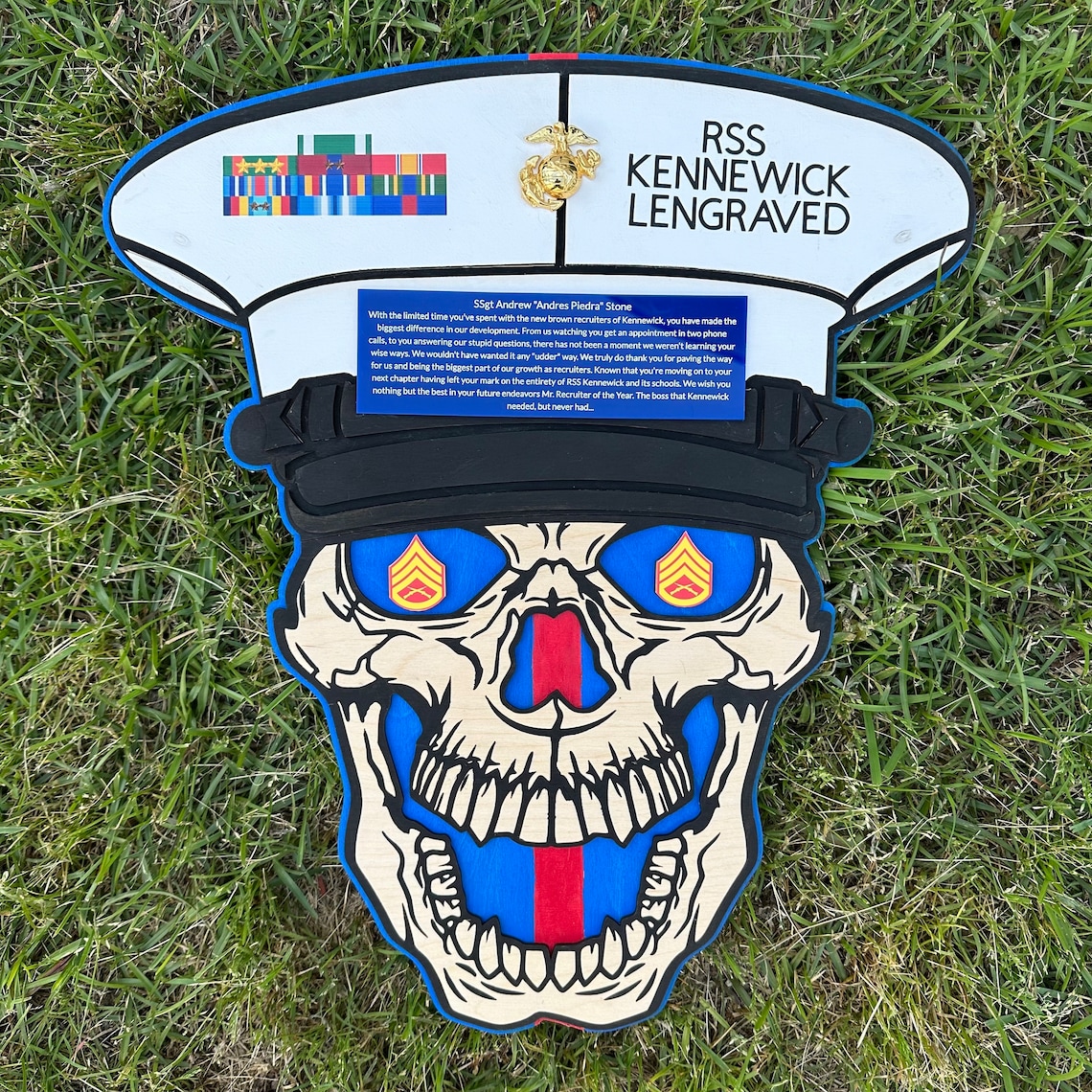 Personalized USMC, Marine Corps, Marine Corps Plaque, Marine, Going ...