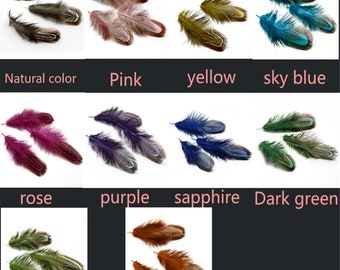 High Quality Natural Color Dyed Goose Feathers 100pcs/lot - Etsy