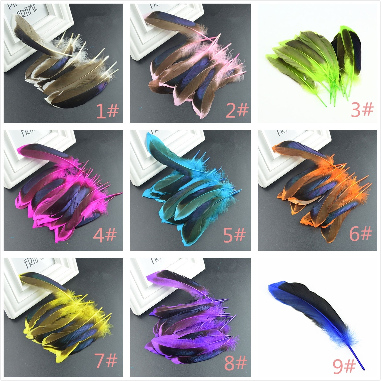 High Quality 10-15CM/4-6 Inch Wild Duck Feathers for Crafts | Etsy