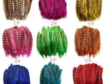 High Quality Natural Color Dyed Goose Feathers 100pcs/lot 13-18CM 5 ...