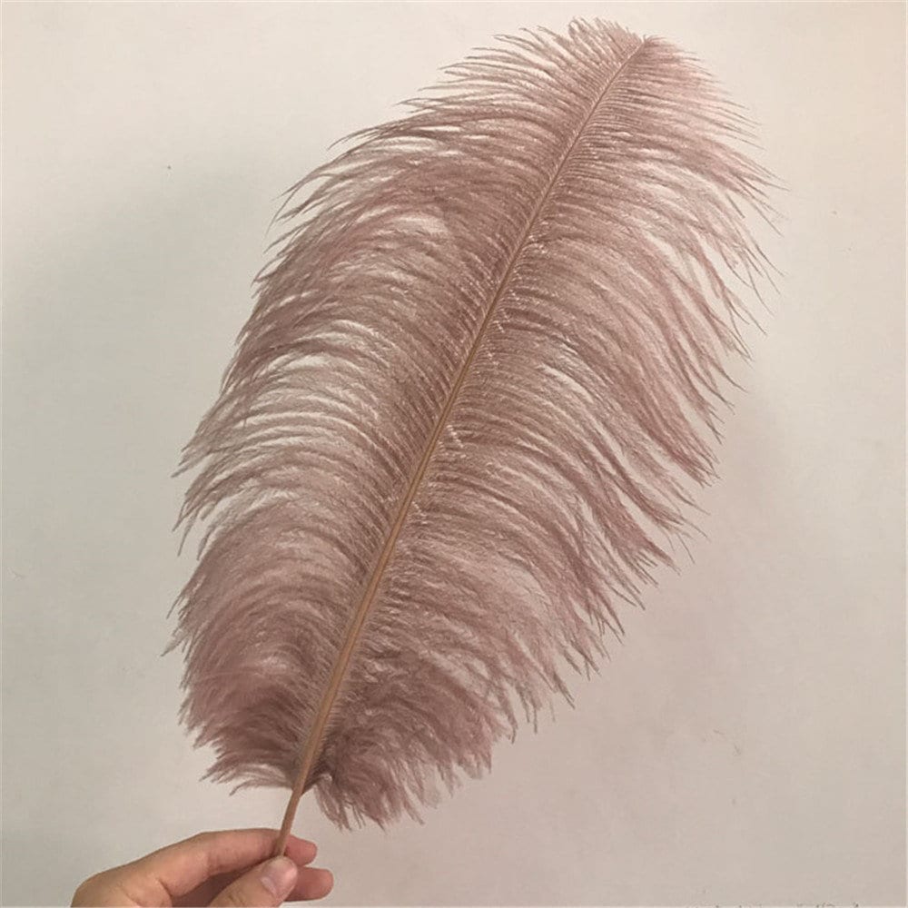 Retro Dark Powder Ostrich Feather 24-26 Inch/5-100pcs Home - Etsy