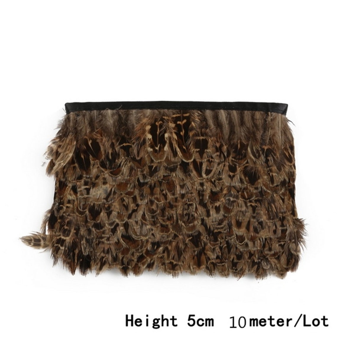 High Quality 10 Meter Natural Rooster Feather Ribbon 3CM-5CM | Etsy