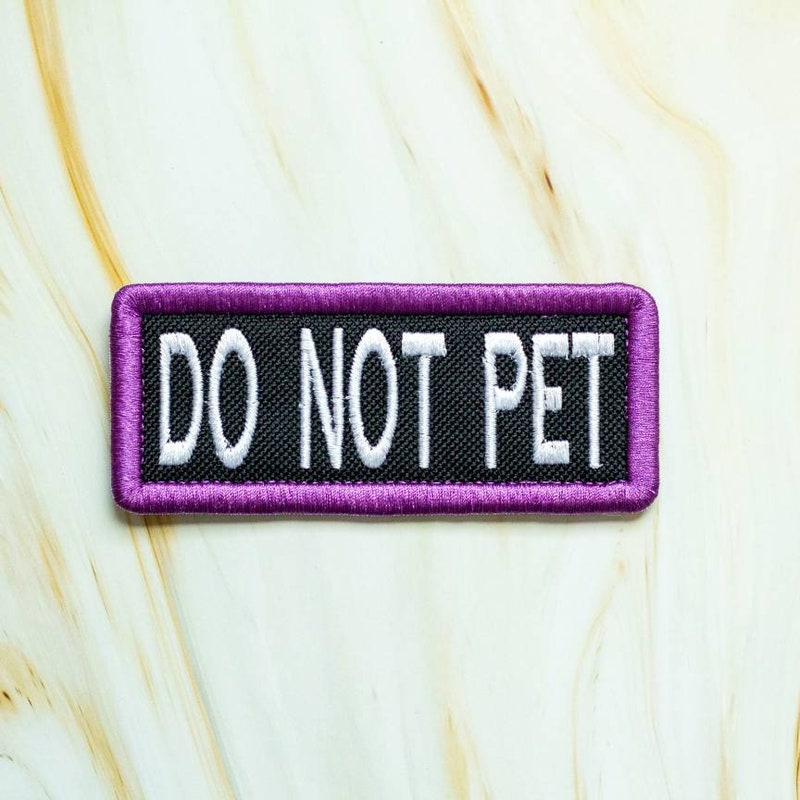 Do Not Pet Patch - Etsy