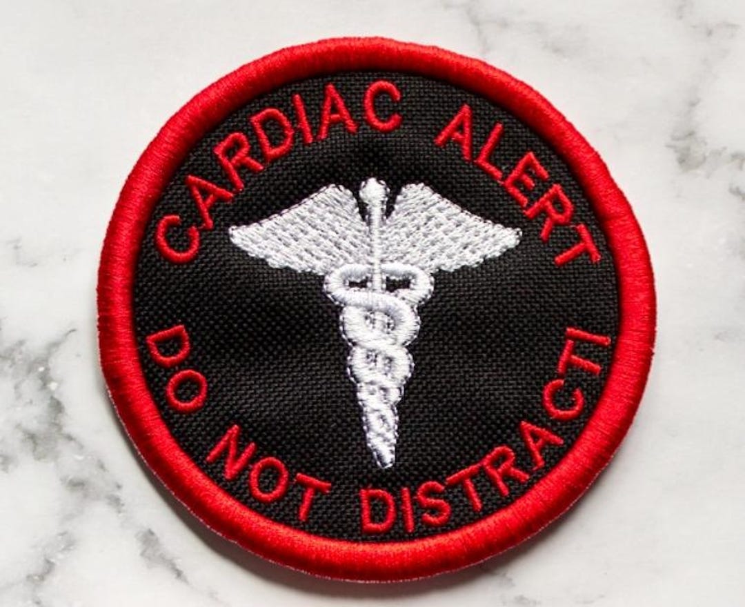 Cardiac Alert Do Not Distract Patch - Etsy