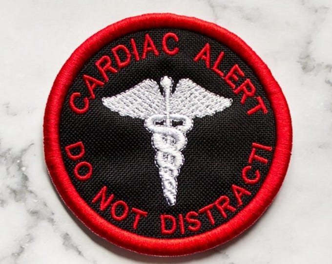 Cardiac Alert Do Not Distract Patch - Etsy