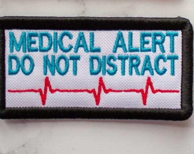 Medical Alert Do Not Distract Patch - Etsy