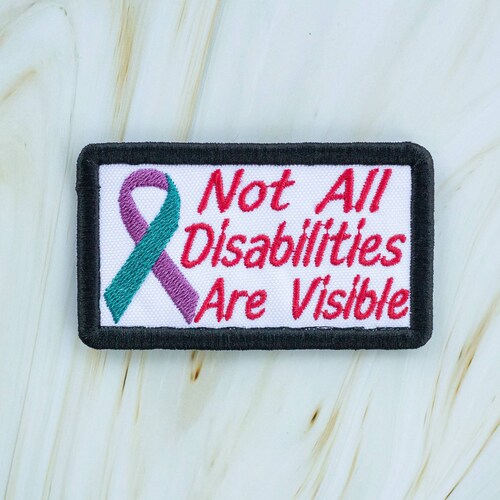 Not All Disabilities Are Visible Patch - Etsy Not All Disabilities Are Visible Patch - Etsy
