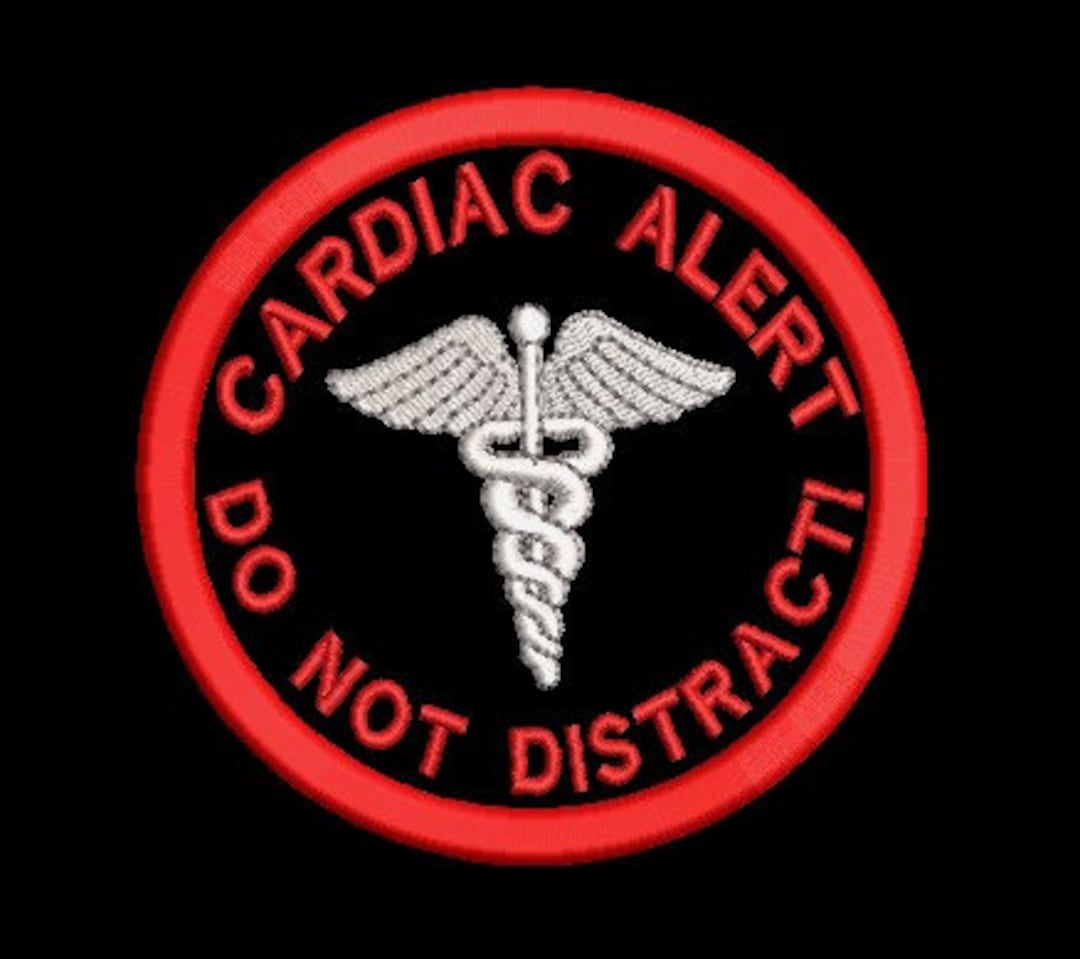 Cardiac Alert Do Not Distract Patch - Etsy