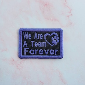 We Are A Team Forever Patch - Etsy
