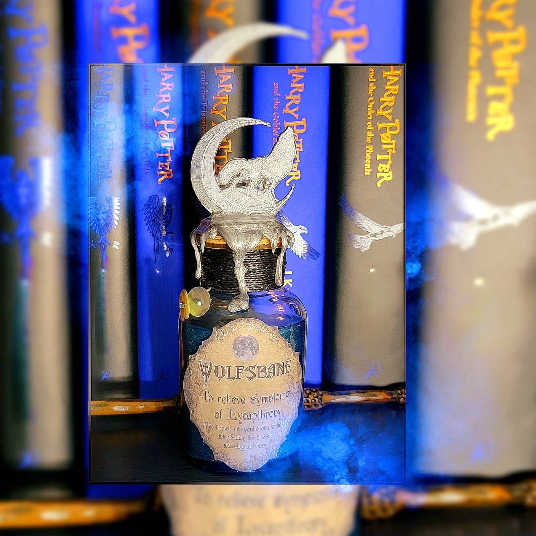 Wolfsbane Potion Werewolf Tincture Apothecary Cosplay Prop - Etsy
