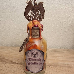 Phoenix Feathers Potion Ingredient Bottle Apothecary Collectibles for ...
