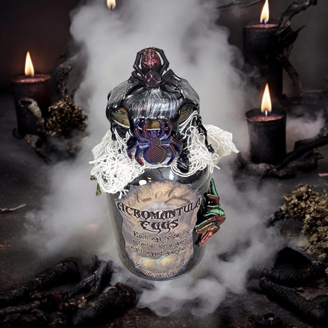 Acromantula Spider Eggs Potion With Spiders and decorative Swirling ...