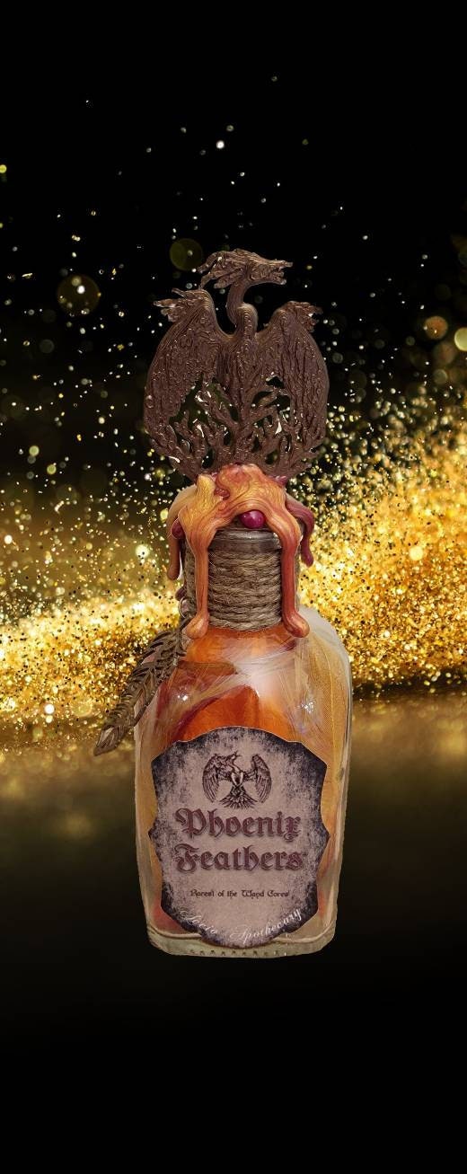 Phoenix Feathers Potion Ingredient Bottle Apothecary Collectibles for ...