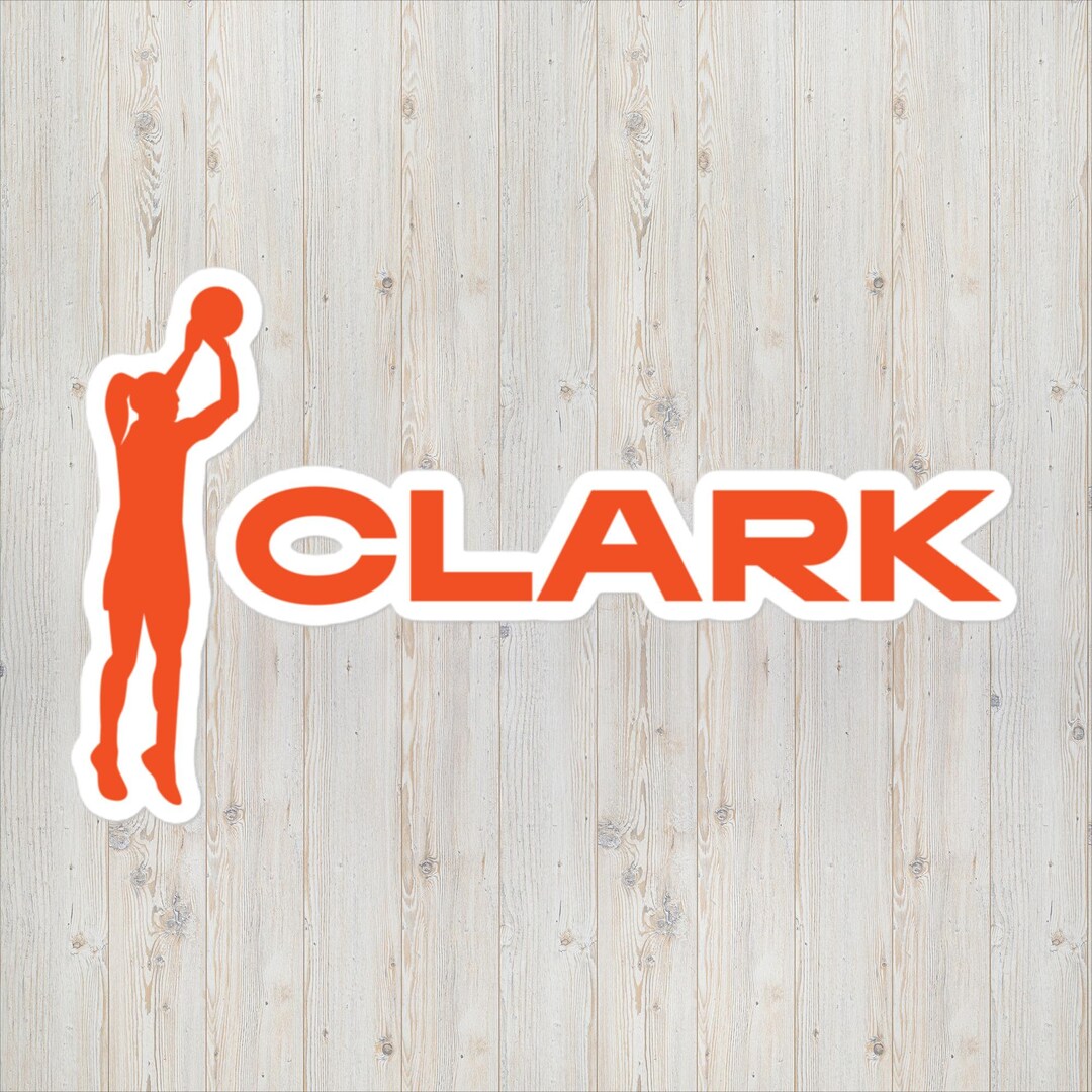 Caitlin Clark WNBA Logo Stickers - Etsy