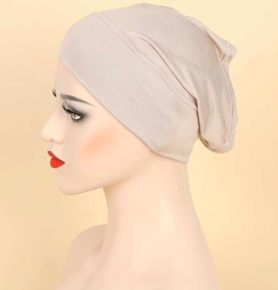 Cotton Hijab Cap Affordable Hijab Cap Hijab Undercap Hijab Bonnet ...