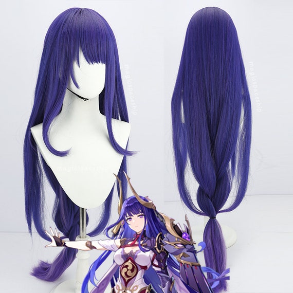 Genshin Impact Raiden Shogun Boss Puppet Cosplay 110 cm Purple | Etsy ...