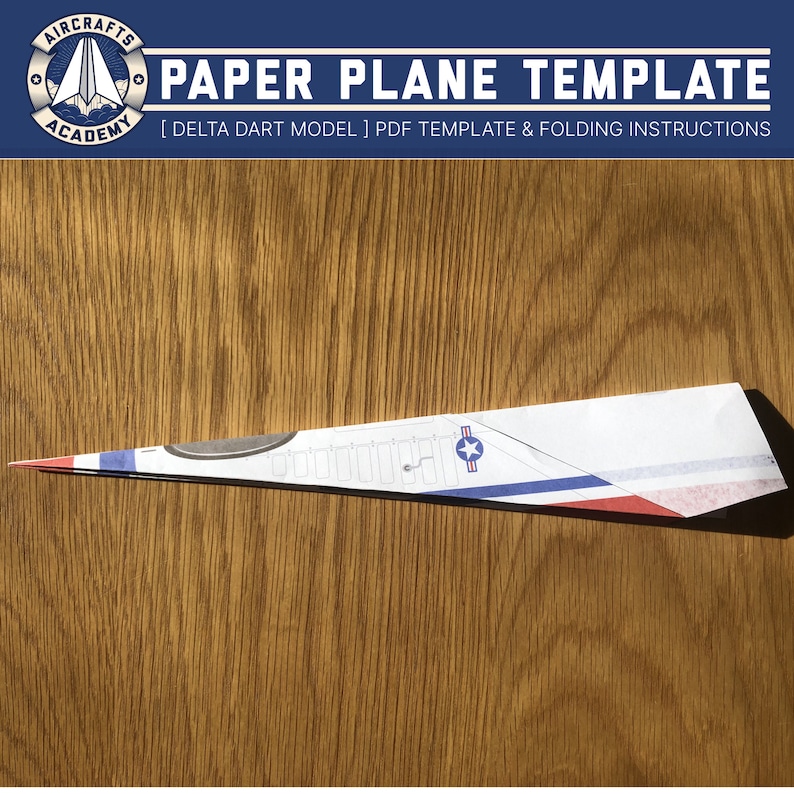 A4 Paper Airplane - Paper Plane Template - Fun Printable Aircraft ...