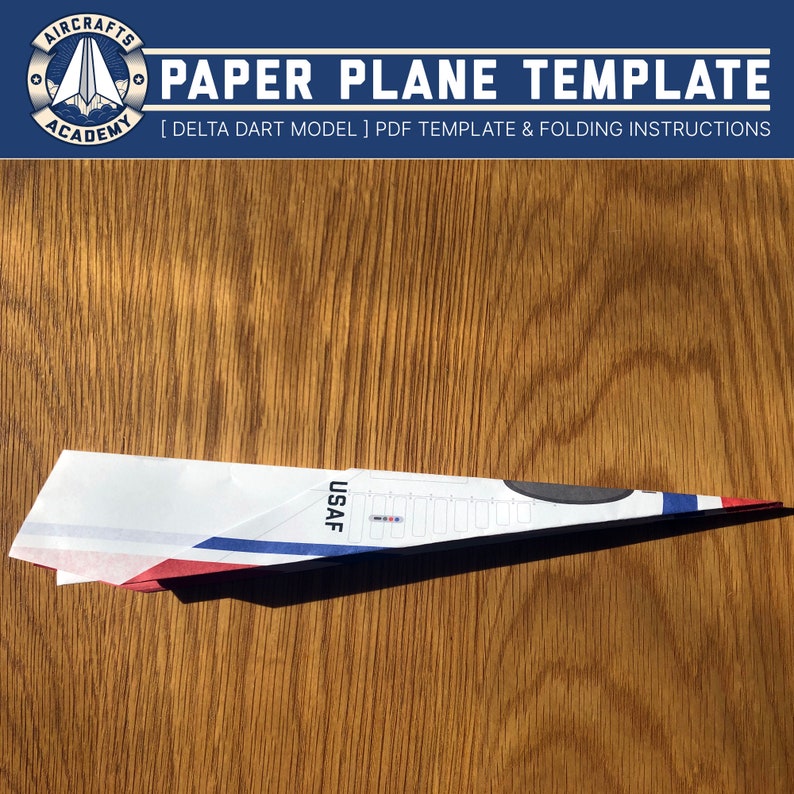 A4 Paper Airplane - Paper Plane Template - Fun Printable Aircraft ...