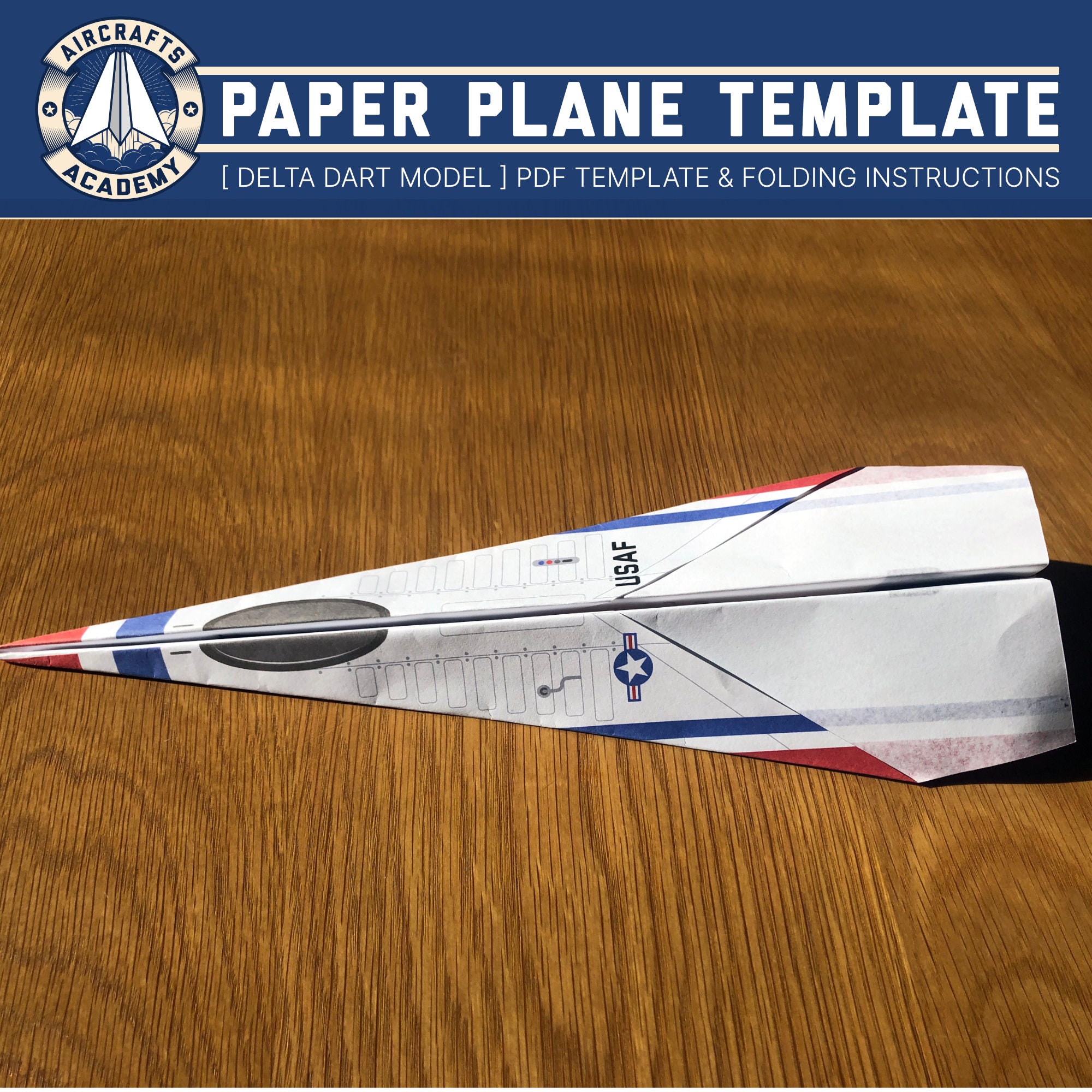 A4 Paper Airplane - Paper Plane Template - Fun Printable Aircraft ...