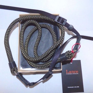 Lance Camera Strap DSLR Green-black - Etsy