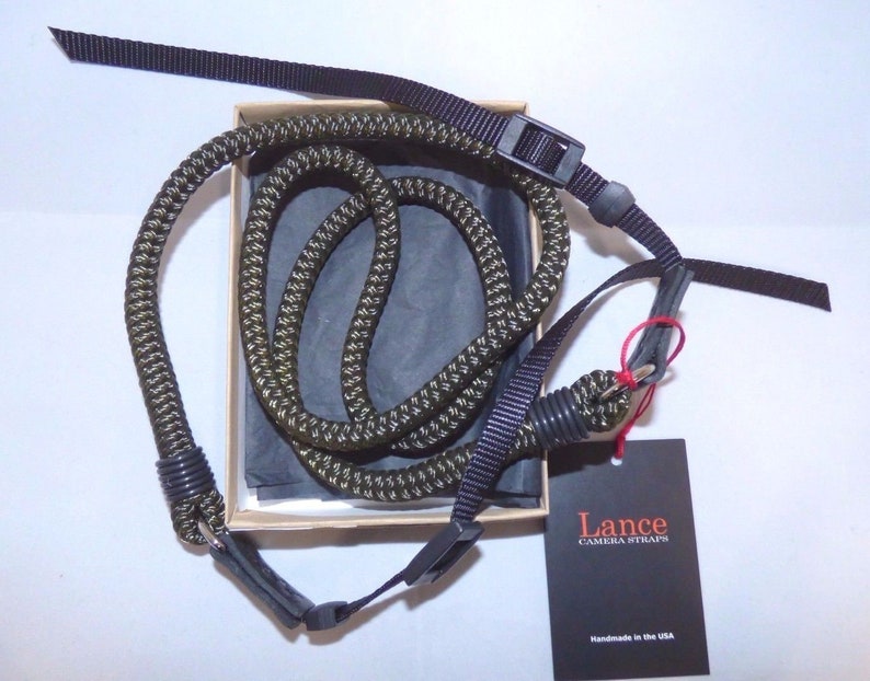 Lance Camera Strap DSLR Green-black - Etsy