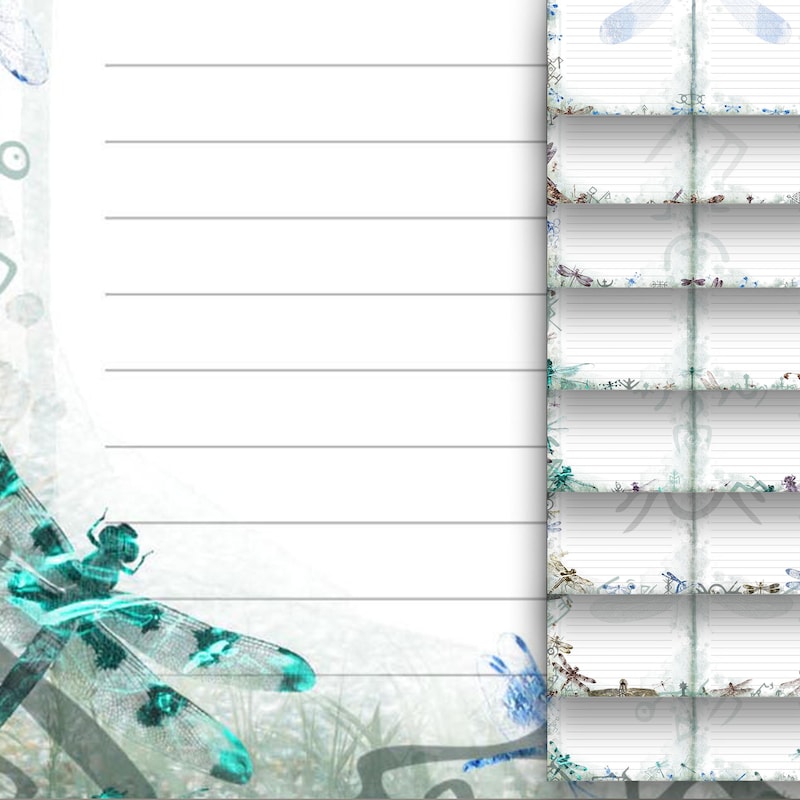 Dragonfly Paper - Etsy