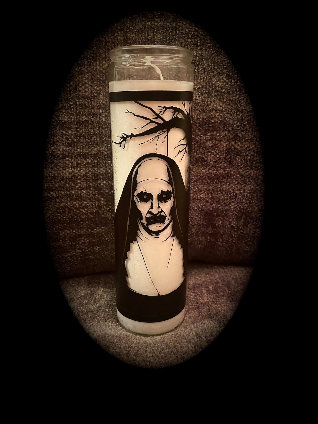 Conjuring Nun Valak SVG File Digital Download for Pillar Candles or ...