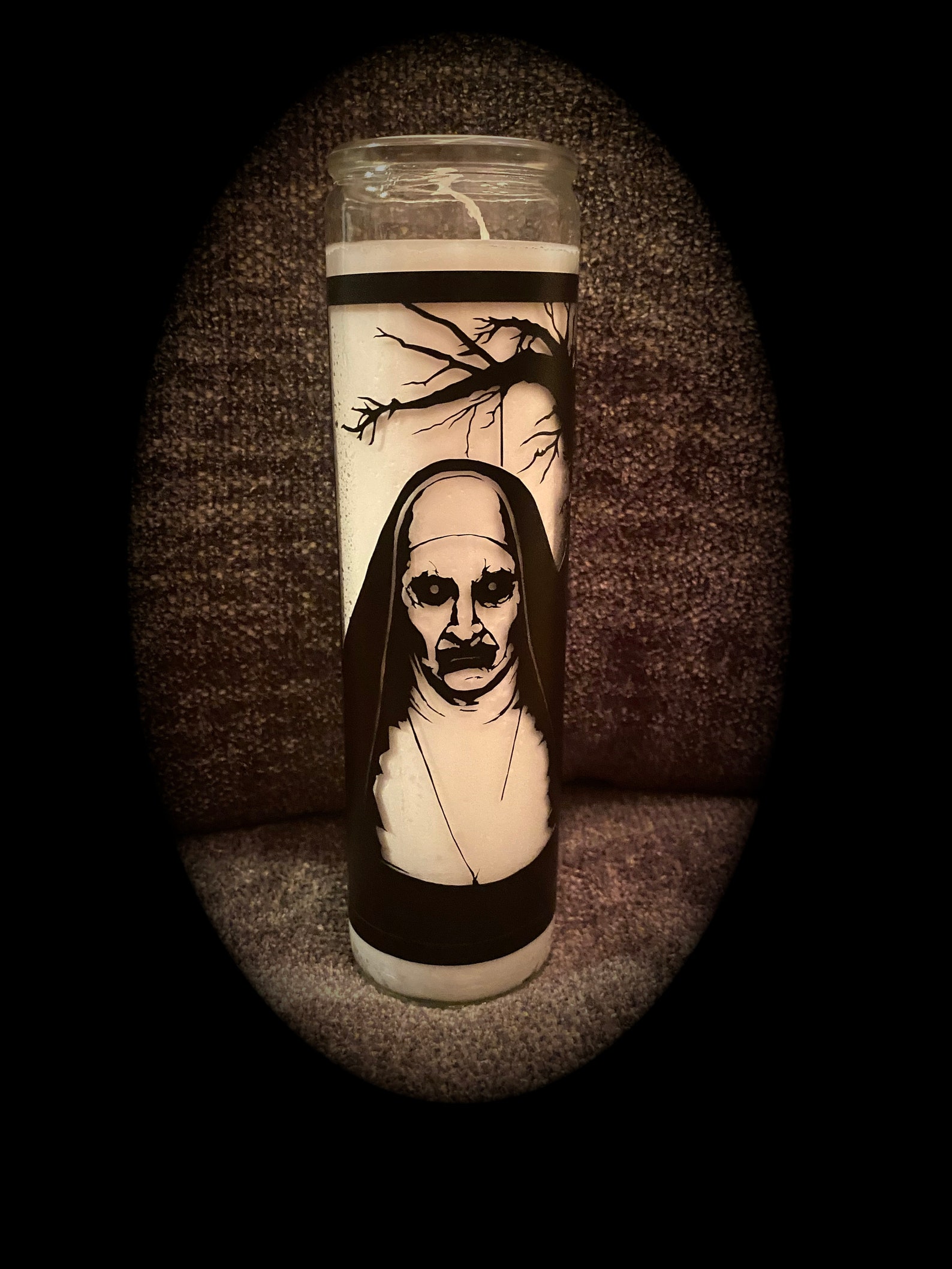 Conjuring Nun Valak SVG File Digital Download for Pillar Candles or ...