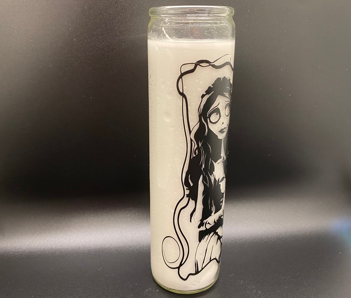 Corpse Bride Emily SVG File Digital Download for Pillar Candles or ...