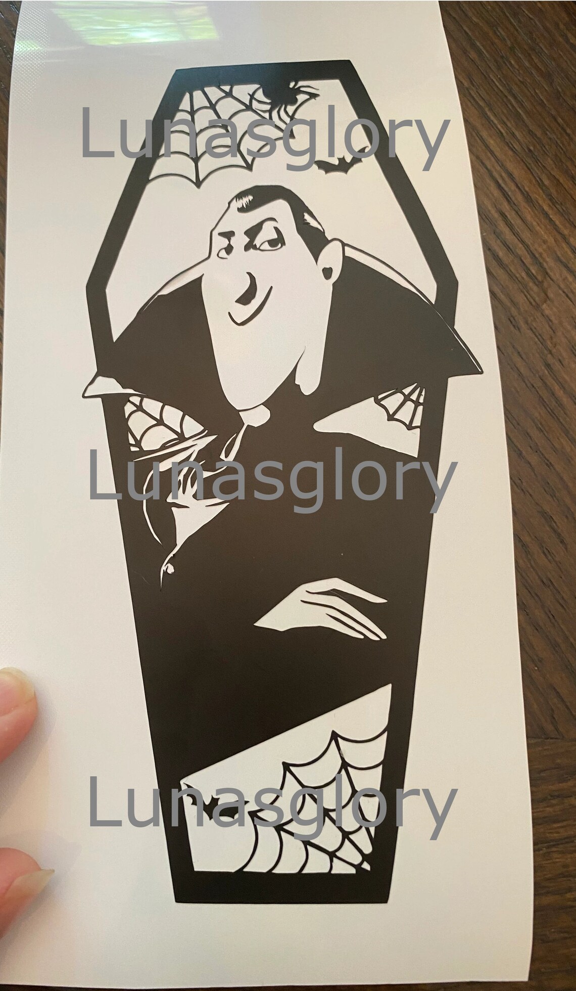 Dracula SVG File for Pillar Candles or Tumblers Hotel Transylvania ...